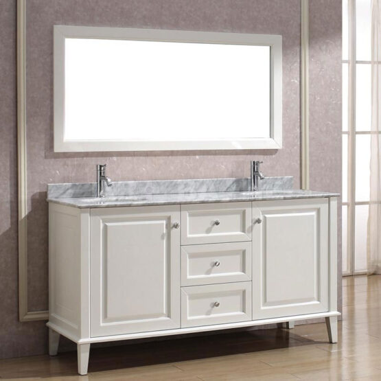 Wide assortment of double bathroom vanities for any taste and budget